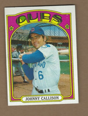 1972 TOPPS JOHNNY CALLISON # 364 NEAR MINT / MINT | eBay
