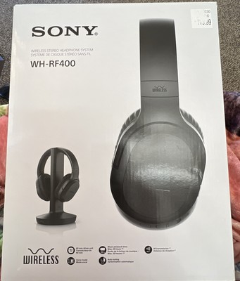 Sony RF400 Wireless Home Theater Headphones - Black 27242914001 | eBay