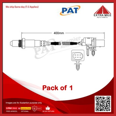 PAT Exhaust Gas Oxygen Sensor For Fiat Freemont Urban JF 2.0 litre 2.0 ...