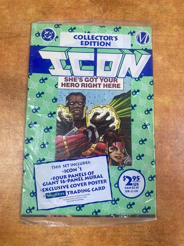 ICON #1 Collector's Edition DC Comics Milestone Factory Sealed, New w ...
