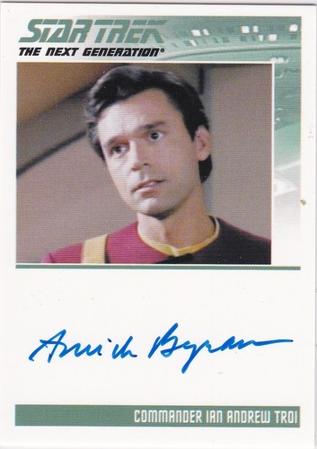 STAR TREK TNG HEROES & VILLAINS AMICK BYRAM COMMADER IAN ANDREW TROI ...