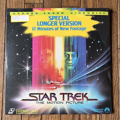 UNOPENED Star Trek The Motion Picture (1991) Laserdisc - Uncut - LDDb ...