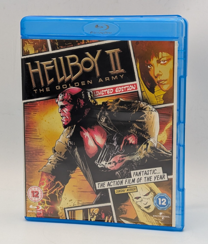 Hellboy II: The Golden Army UK Import Blu-Ray 2011 Limited Edition ...