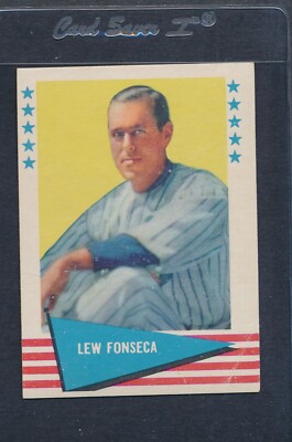 1961 Fleer Baseball Greats #027 Lew Fonseca EX *704 | eBay