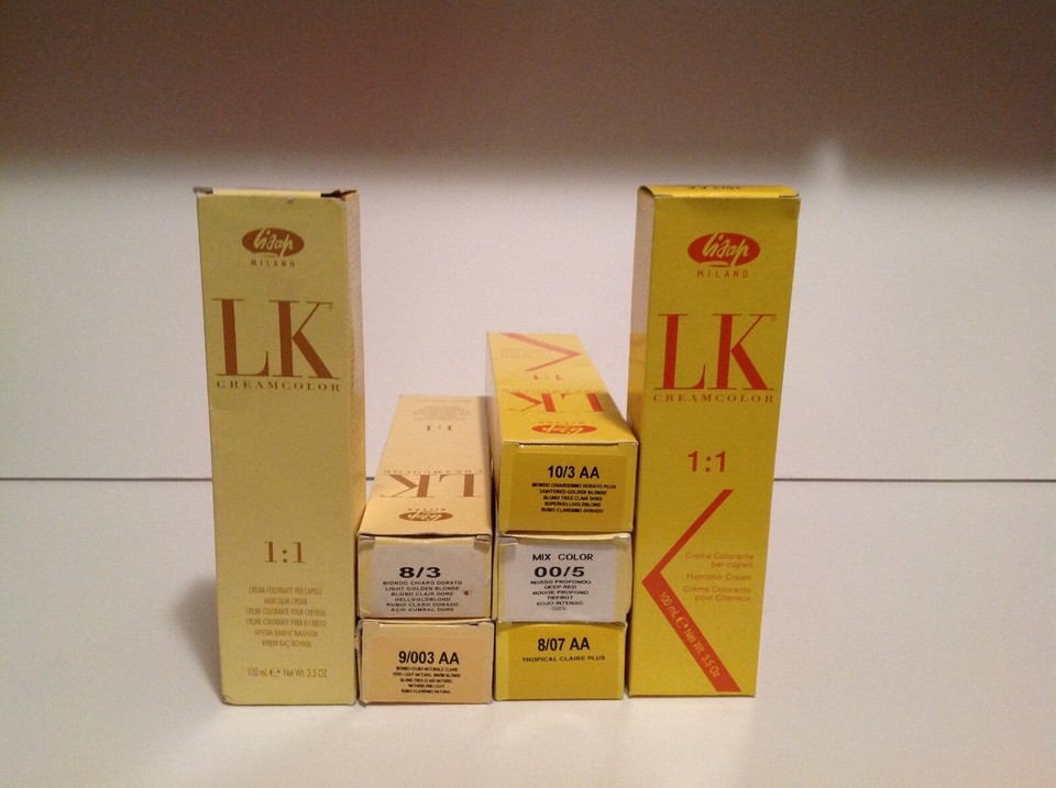 LISAP Milano LK Cream Color PERMANENT YOUR CHOICE Series 00 - 10 | eBay