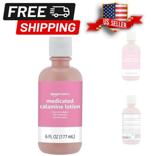 6 oz Medicated Calamine Lotion - Temporary Relief for Itching and ...
