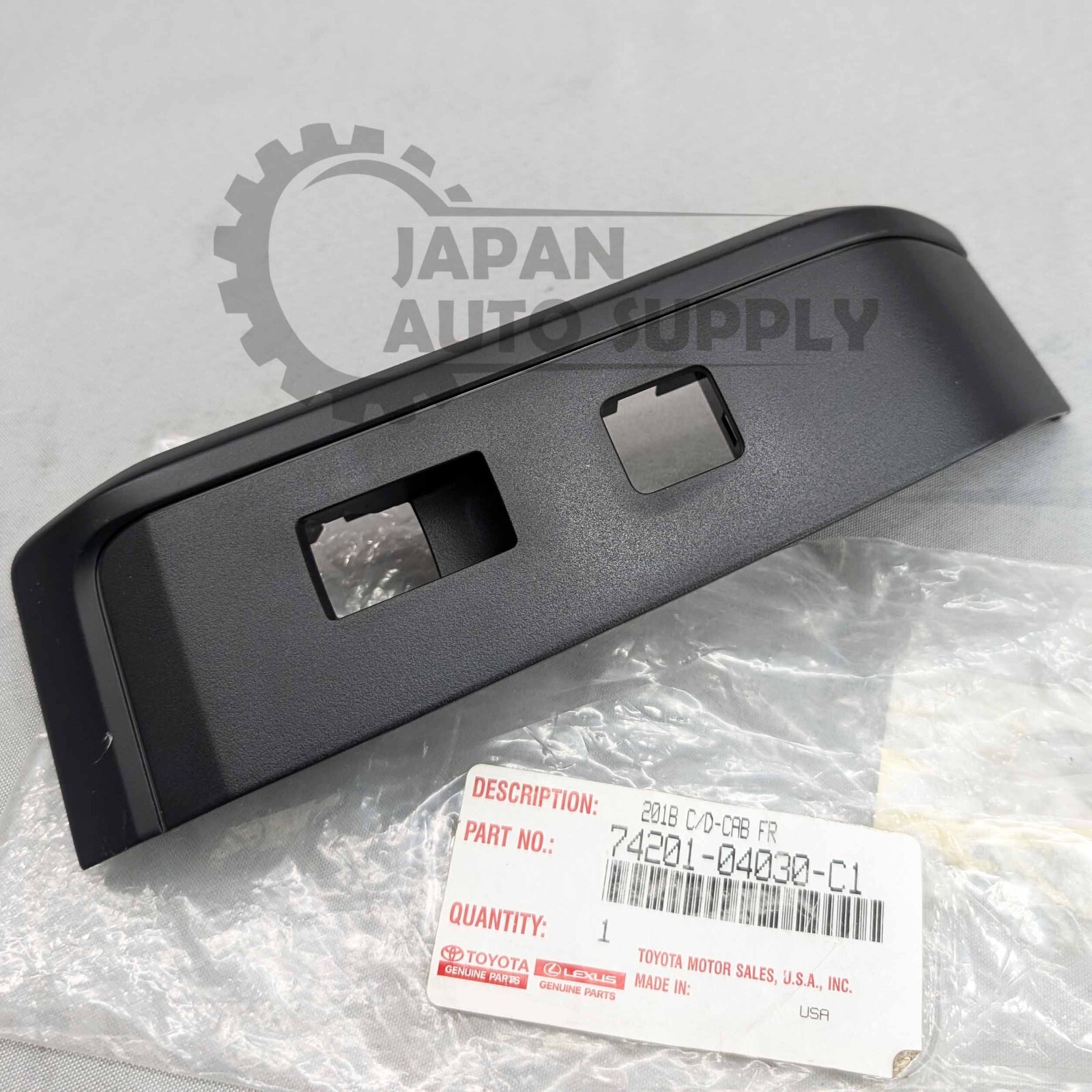 OEM GENUINE TOYOTA 16-23 TACOMA PASSENGER DOOR SWITCH TRIM PANEL 74201 ...