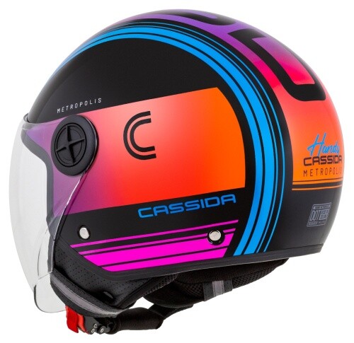 Jethelm Roller Helm Crosshelm Motorradhelm Handy Metropolis Cassida ...