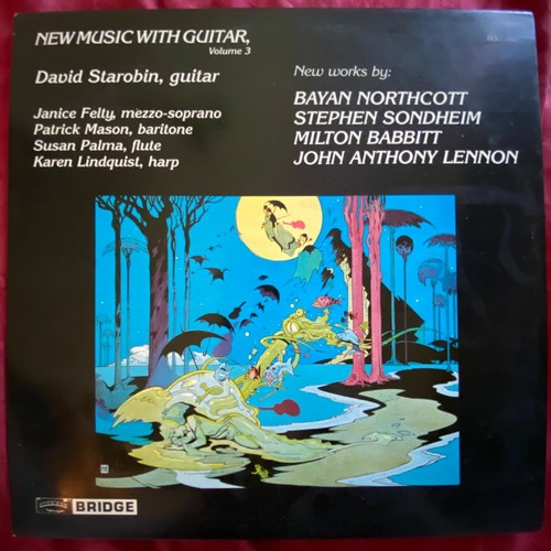 David Starobin~New Music With Guitar Volume 3~1985 Bridge Records LP ...