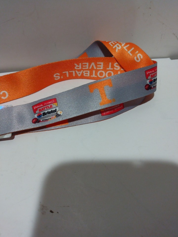 Set Of 2 University of Tennessee UT Volunteers Lanyard Keychain Double ...