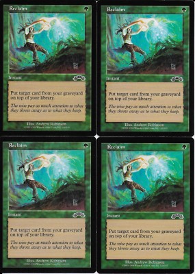 MTG: RECLAIM Exodus COMMON; played, Excellent condition x4 | eBay