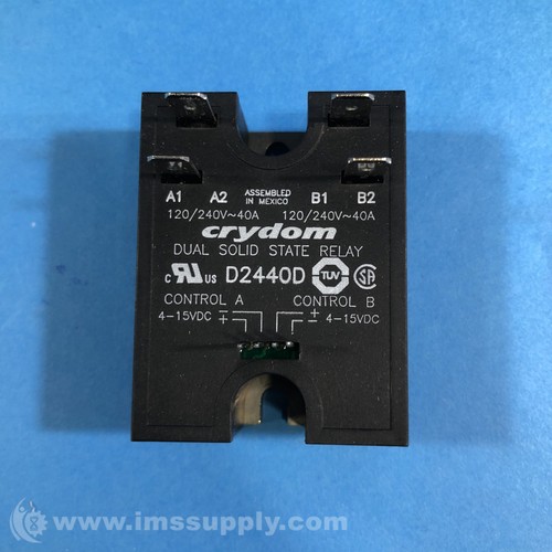 Crydom D2440D Dual Solid State Relay, 600V Peak, 0.15-40A FNFP | eBay
