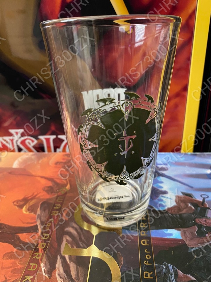 Doom The Dark Ages Pint Glass Cup /w Doom Slayer Saw Shield Imprints ...