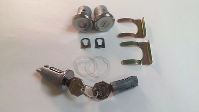 1966 1967 66 67 Chevy El Camino Lock Cylinder Set Ignition Door Glove ...