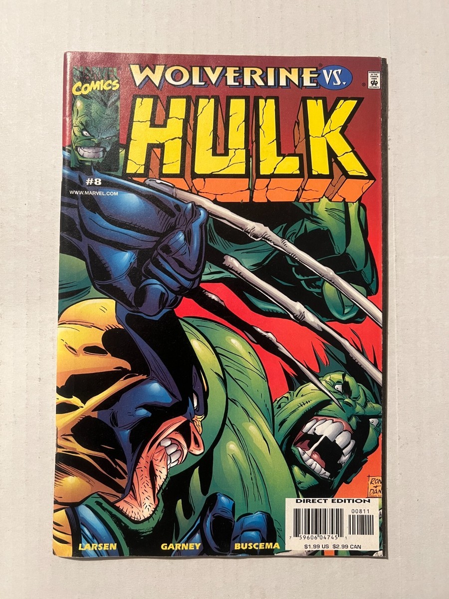 Hulk Vs Wolverine Cover What If #31 Featuring Wolverine And The Hulk.