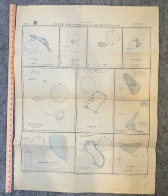 Charts - Wwii Us Navy Nautical Chart