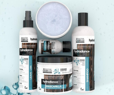 Doctor Cabello Hydradiance Botox Shampoo + Leave in + Mascarilla +Bomba ...