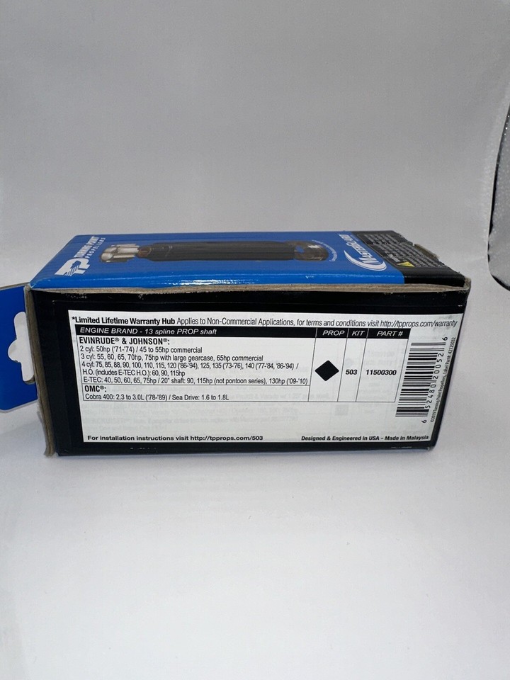 Turning Point Hub Installation Kit #503 - Part 11500300 - Brand New | eBay