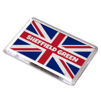 FRIDGE MAGNET - Sheffield Green - Union Jack Flag | eBay UK
