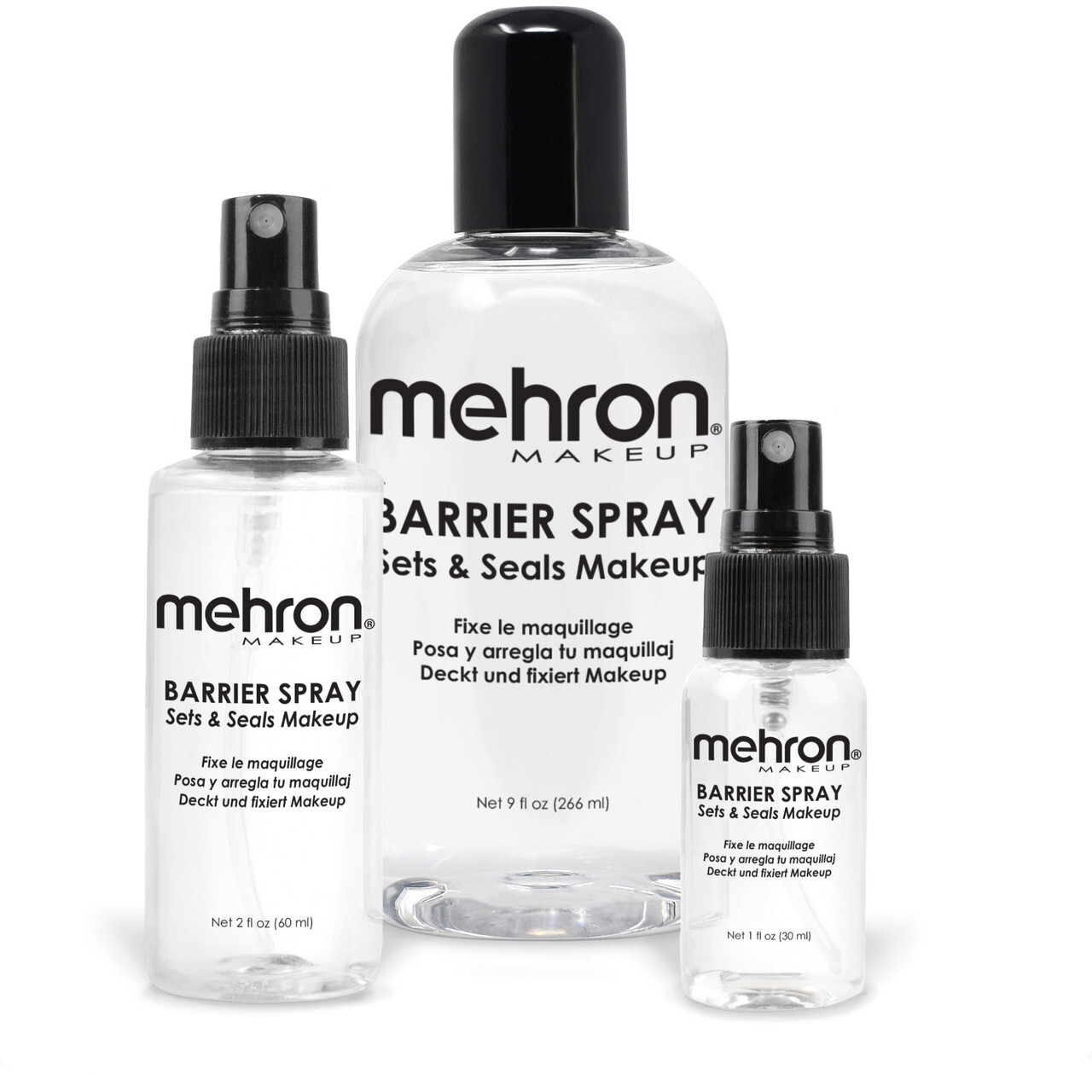 MEHRON BARRIER SPRAY MAKEUP FIXING SETTING SMUDGE-PROOF SEALER FIXER ...