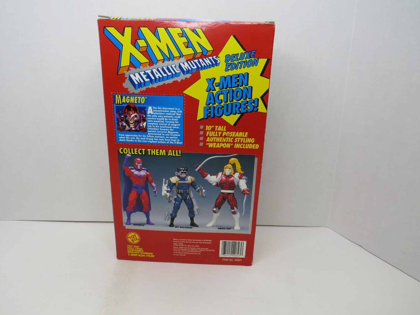 Magneto Metallic Mutants 10" DELUXE Edition The Uncanny X-Men ToyBiz ...