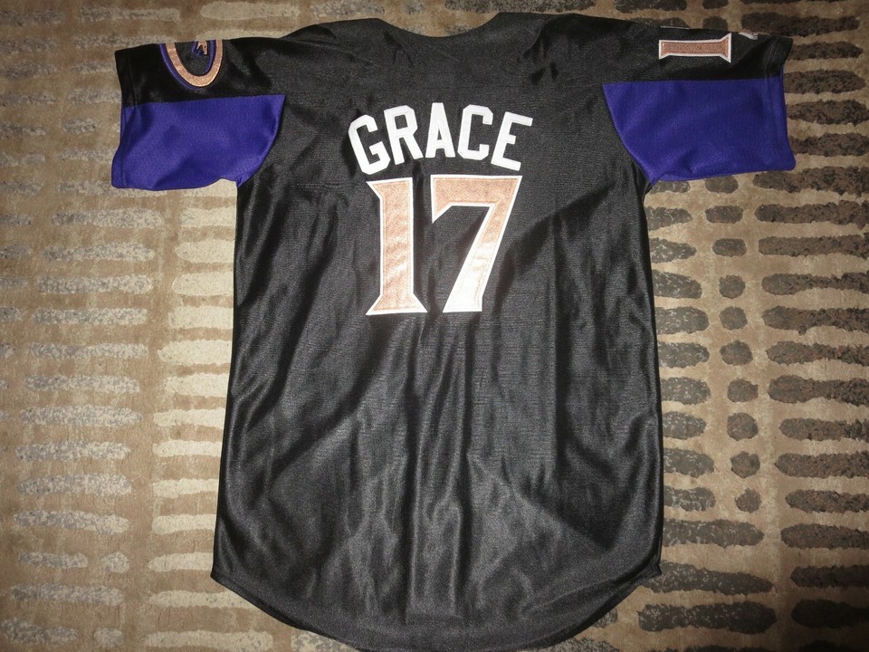 Mark Grace #17 Arizona Diamondbacks Gold Black Edition Majestic MLB ...