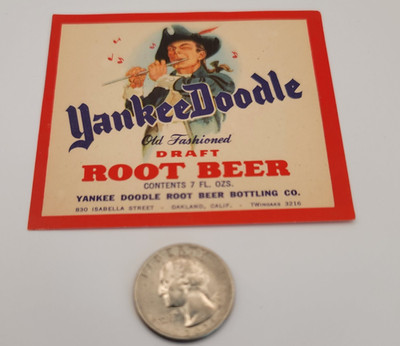 Yankee Doodle Old Fashioned Root Beer Bottling Co Oakland California ...