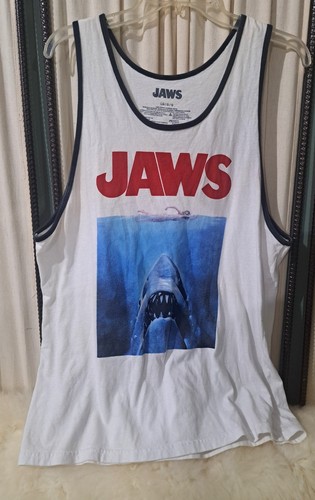 Jaws Movie Tank Top Sleeveless Mens Sz L NWOT | eBay
