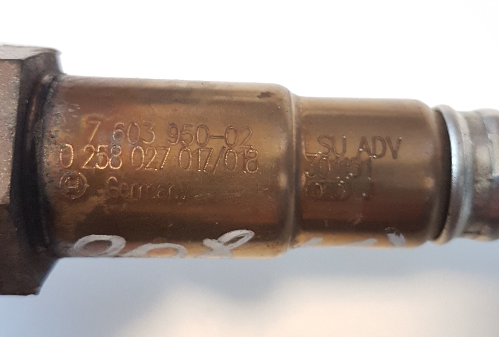 PEUGEOT 208 1.6GTI 2013 147kW OXYGEN SENSOR OEM 760395002/ 0258027017 ...