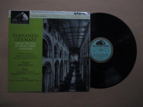 Fernando Germani, organ recital at Selby Abbey, stereo, HMV, UK ...