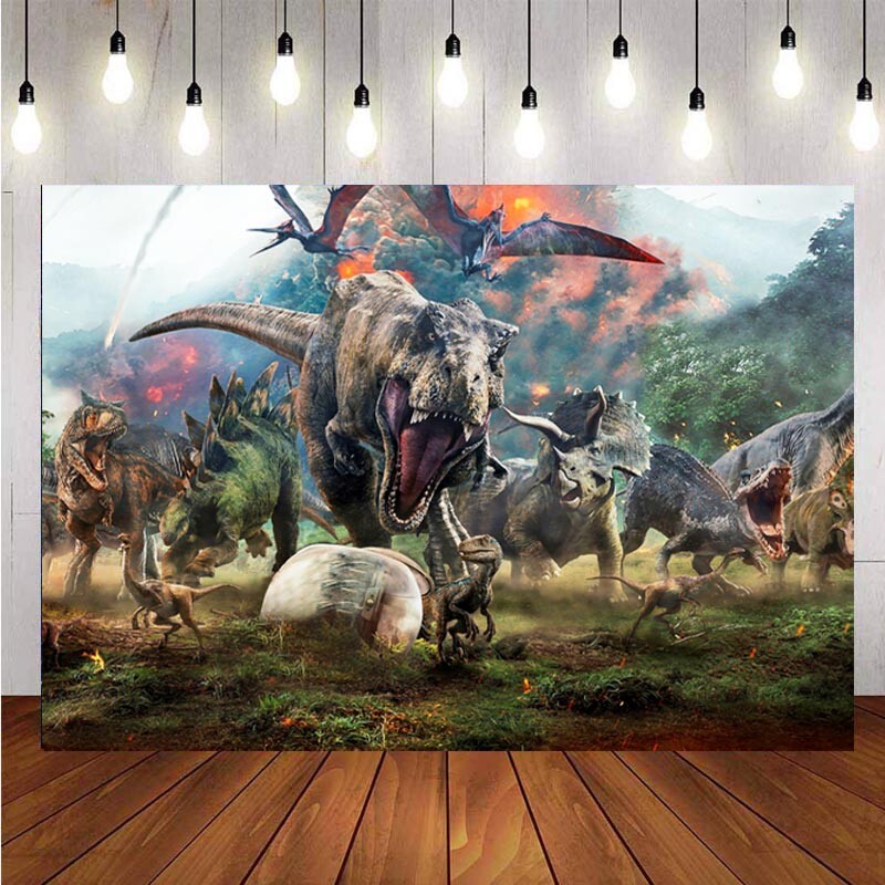 Jurassic Period Backdrop Everyone Happy 2025! It's Time For The First