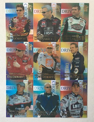 2002 VIP Driver's Choice 9-Card NASCAR Insert Set | eBay