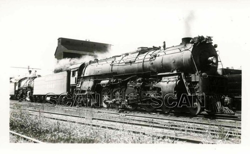 0B654 RP 1946 AT&SF SANTA FE RAILROAD 4-8-4 LOCO #2904 KANSAS CITY KS ...