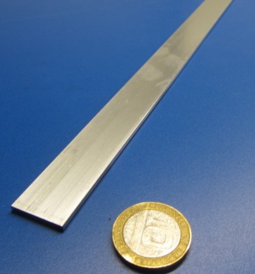 5086 H32 Temper Aluminum Bar, .090" Thick x 2.0" Wide x 24" Length, 2 ...