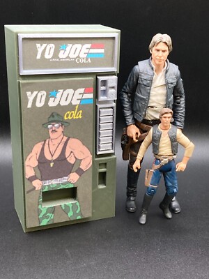 CUSTOM YO JOE COLA VENDING MACHINE for 6" FIGURE GI JOE DIORAMA STAR ...