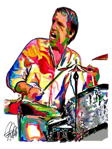 Buddy Rich Drummer Drums Jazz Big Band Music Poster Print Wall Art 8 ...