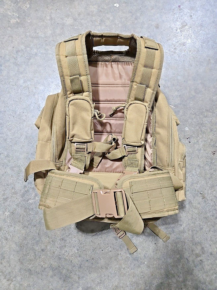 Voodoo Tactical Matrix Assault Pack Rucksack FDE Coyote Lots of Pockets ...