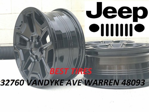 17" JEEP WRANGLER RUBICON 2004 - 2019 Factory WHEELS SET RIMS 9118 ...