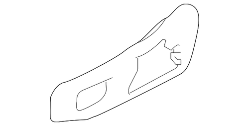 Genuine Land-Rover Outer Finish Panel LR161678 | eBay