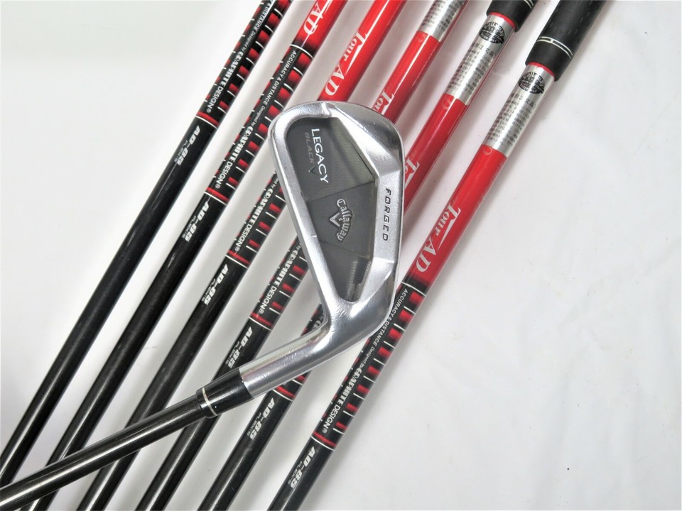 Callaway Legacy Black Henrik Stenson 7Pcs Tour-AD Stiff Flex IRON SET ...