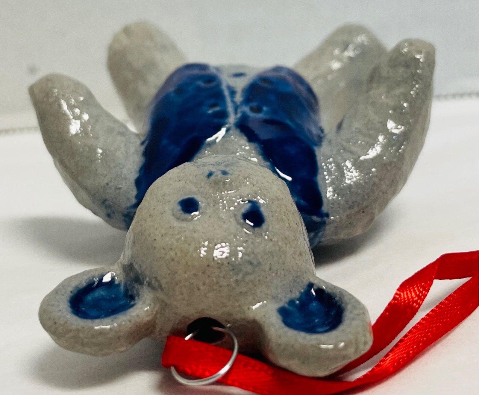 Retired*Rowe Pottery*Teddy Bear*Ornament*Primitive* 22307S S209 | eBay