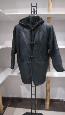 Pre-owned Woman Black Lamb Leather Jacket Size M MGS100PI | eBay