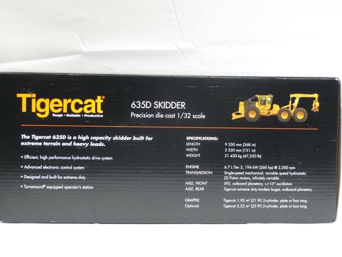 Tigercat 635D Skidder - 1/32 - MIB - Diecast - Logging | eBay