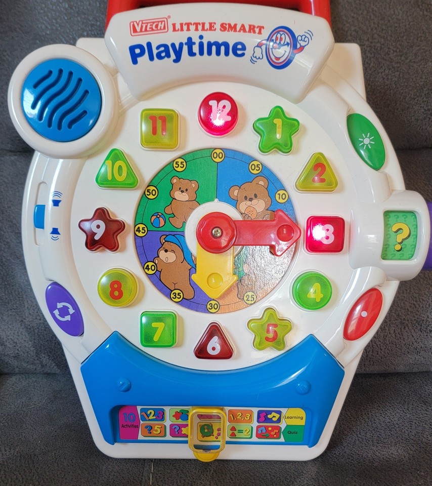 Vtech Little Smart Playtime Educational Toy Tested & Working Children's ...