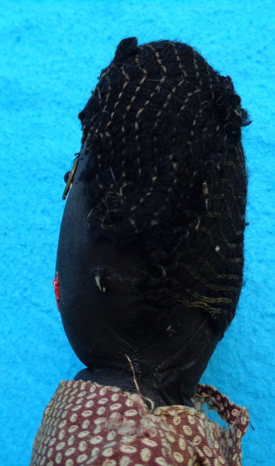 Antique Black Cloth Rag Doll 1890s All Original | eBay