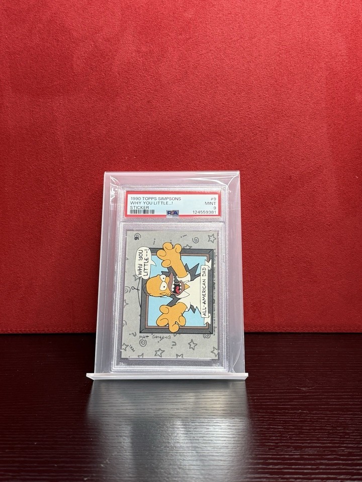 1990 Topps Simpsons Trading Cards Complete Graded Sticker Set (#1-#22 ...