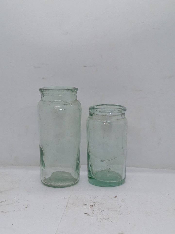 2 Small Glass Jam Jars | eBay UK