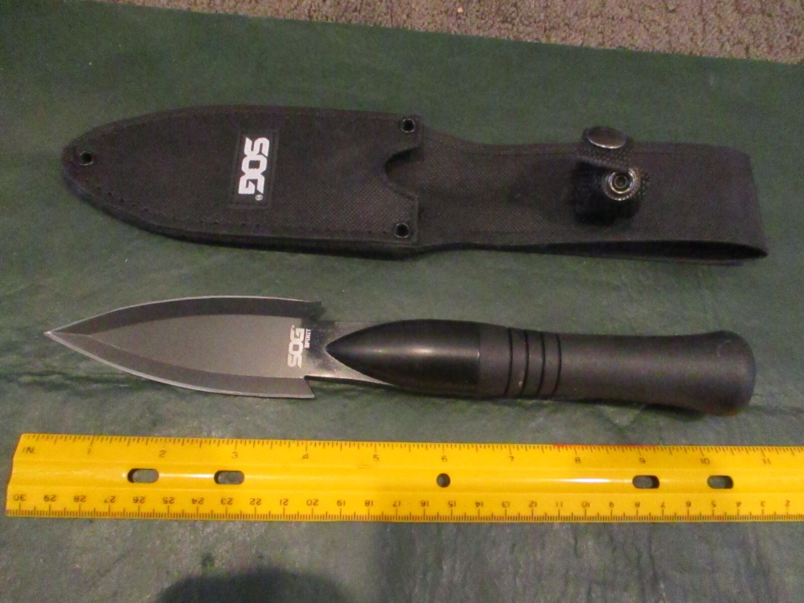 SOG Spirit Spear fix blade Knife 4.5"Stainless Steel With Sheath | eBay