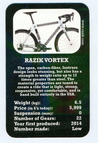 1 x card of a bike – Razik Vortex ≠ Q69 | eBay