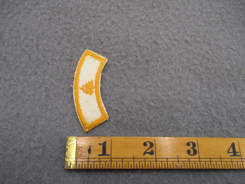 Vintage Boy Scouts Segment Patch Pine Tree Yellow S3 | eBay